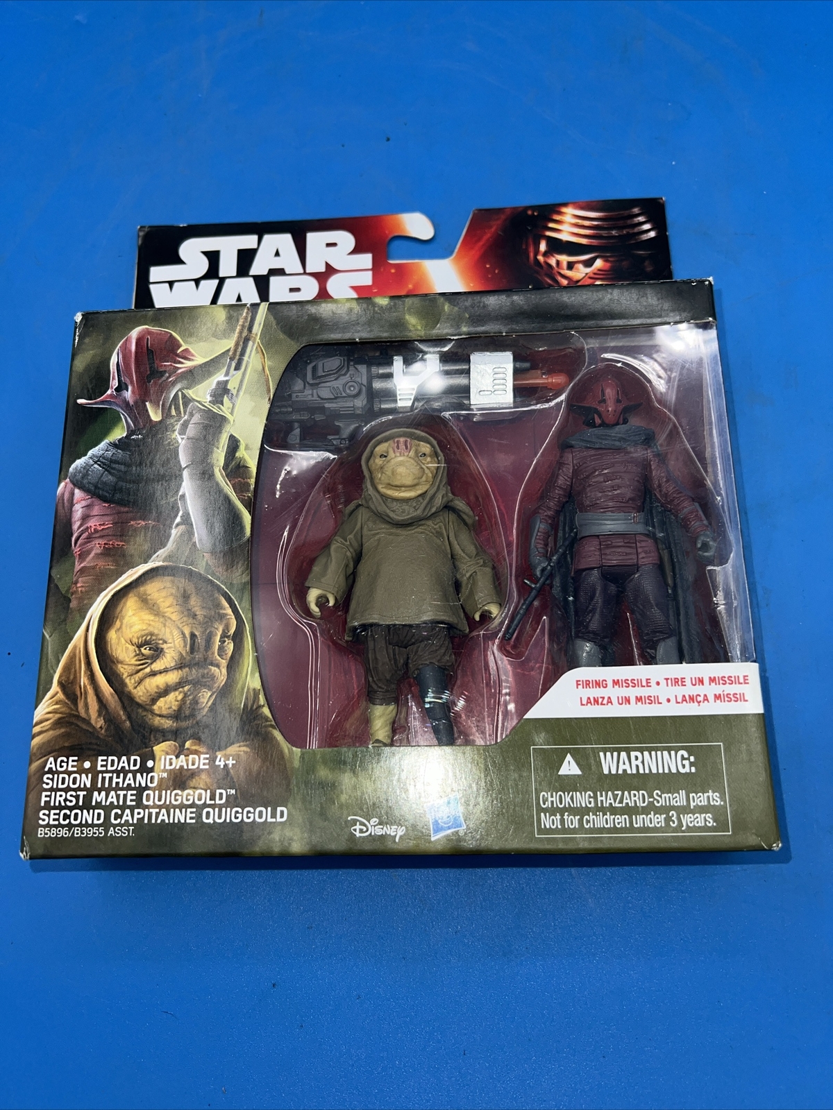 Star Wars 2 Pack Sidon Ithano First Mate Quiggold 2016 Force Awakens 3. ...