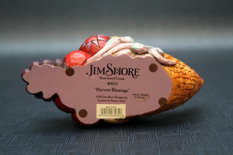 2014 Jim Shore "Harvest Blessings" Pint Sized Cornucopia/Thanksgiving ...