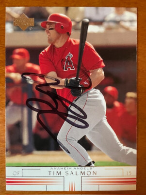 Tim Salmon Signed 2002 Upper Deck #551 Anaheim Angels | eBay