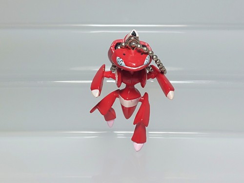 Red Shiny Genesect Pokemon Mascot Keychain Figure Tomy T-ARTS 2013 N08 ...