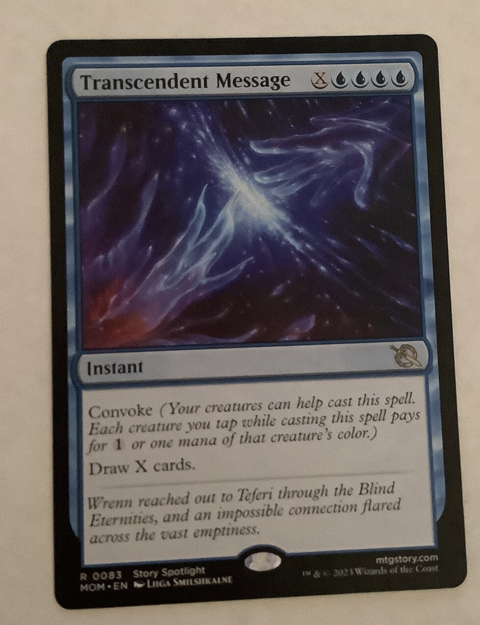 MTG MOM: Transcendent Message (Instant) March of the Machine 0083 | eBay