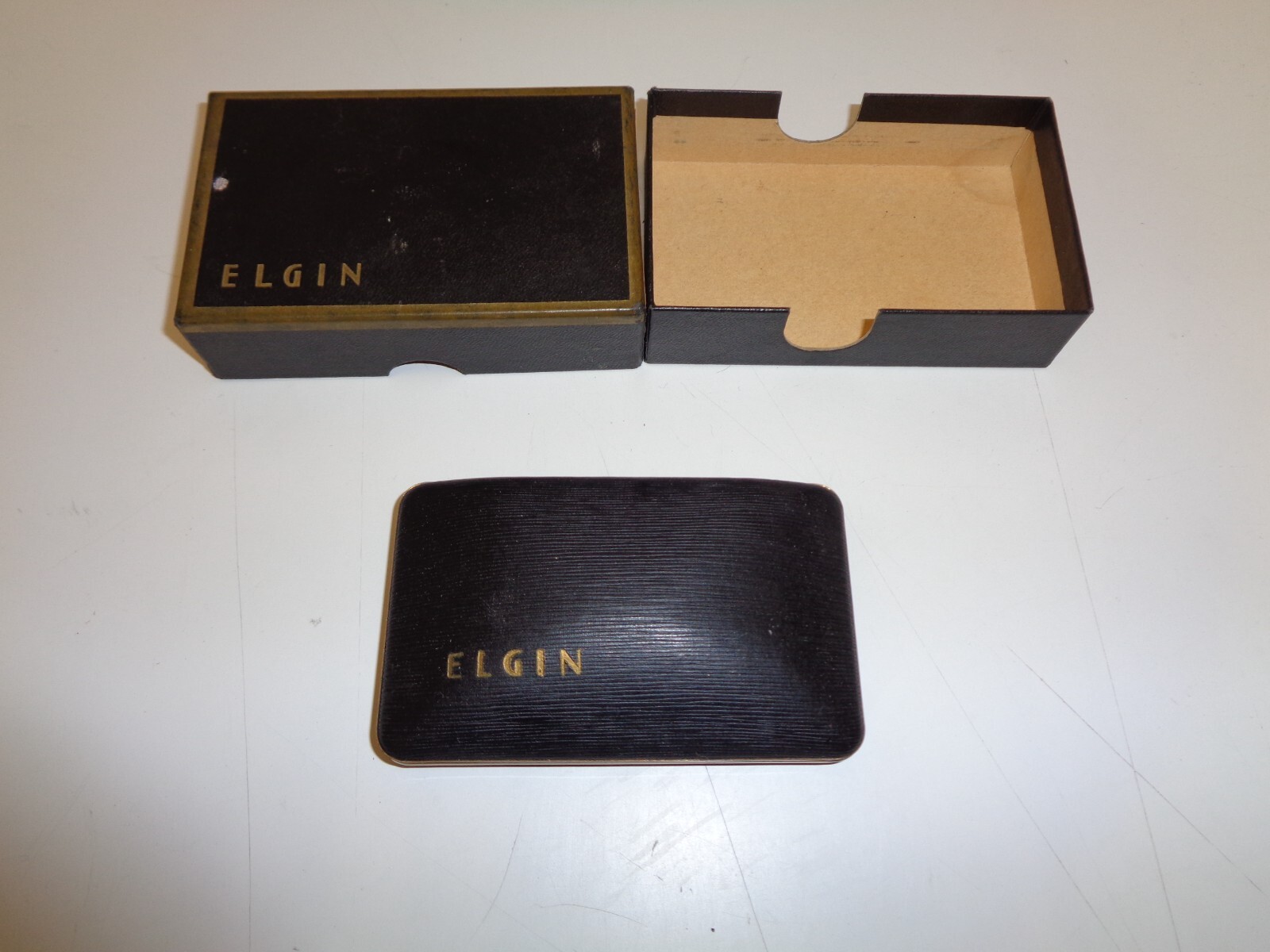 Vintage Original Box Elgin Baguette Box Only! - Gem