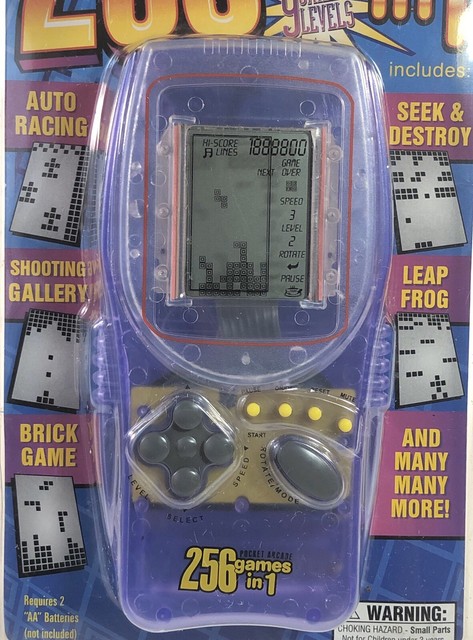 256 Games in 1 Handheld Electronic Pocket Game Arcade for sale online ...