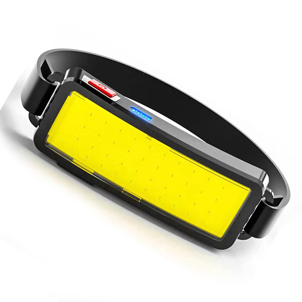 LED Headlamp Portable COB Head-mounted Light 500LM for Outdoor Camping ...