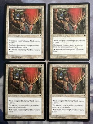 4x Flickering Ward- Tempest- Mtg Magic The Gathering Cards- Playset | eBay