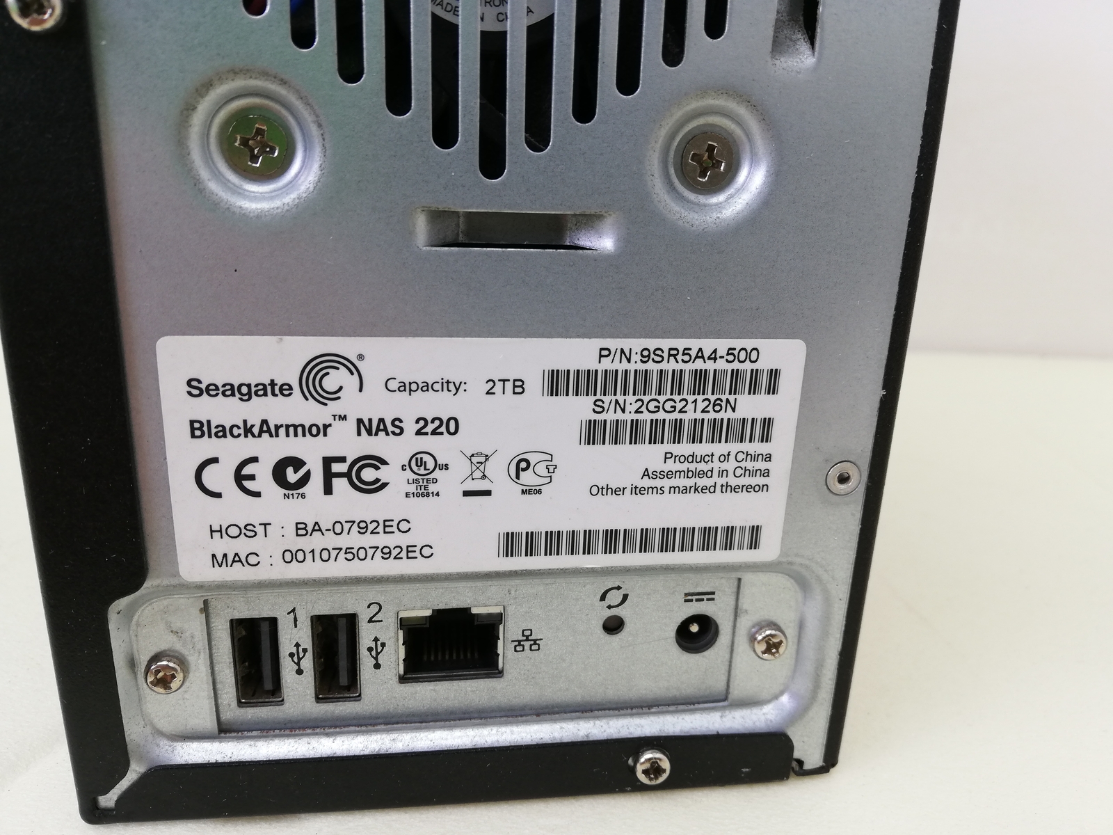 Seagate Black Armor NAS 220 / 2x2 TB / incl. Netzteil NAS Server | eBay.de