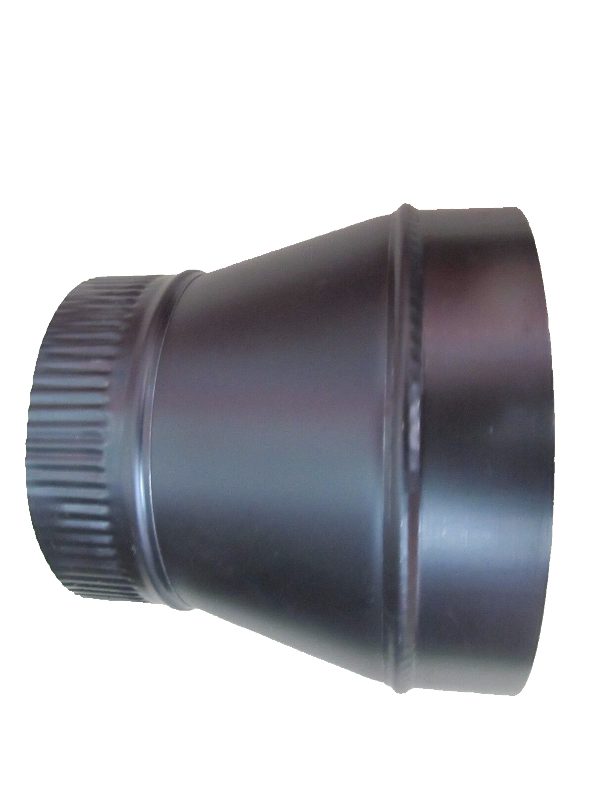 6" x 8" 24 gauge Heavy Duty Black Stove Pipe Reducer #BM0079 ...