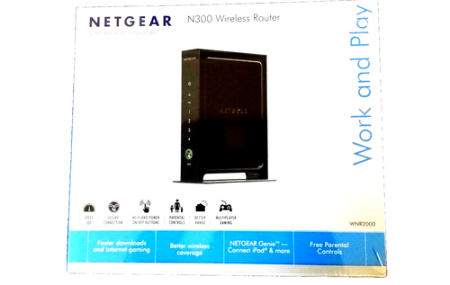NetGear WNR2000 300 Mbps 4-Port 10/100 Wireless N Router (WNR2000 ...