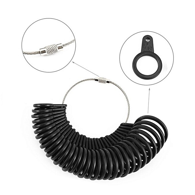 UK Ring finger sizer measure gauge all British sizes A - Z+1 -Free ...