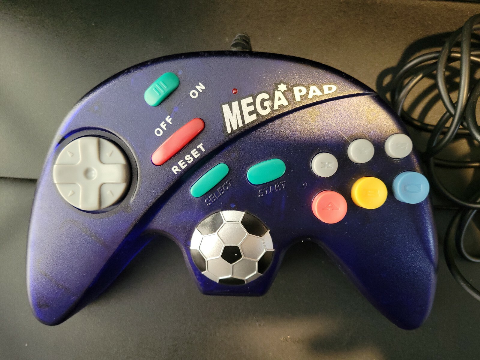 Sega Mega Drive Control Pad Gamestar Mega Pad Soccer Controller AL ...
