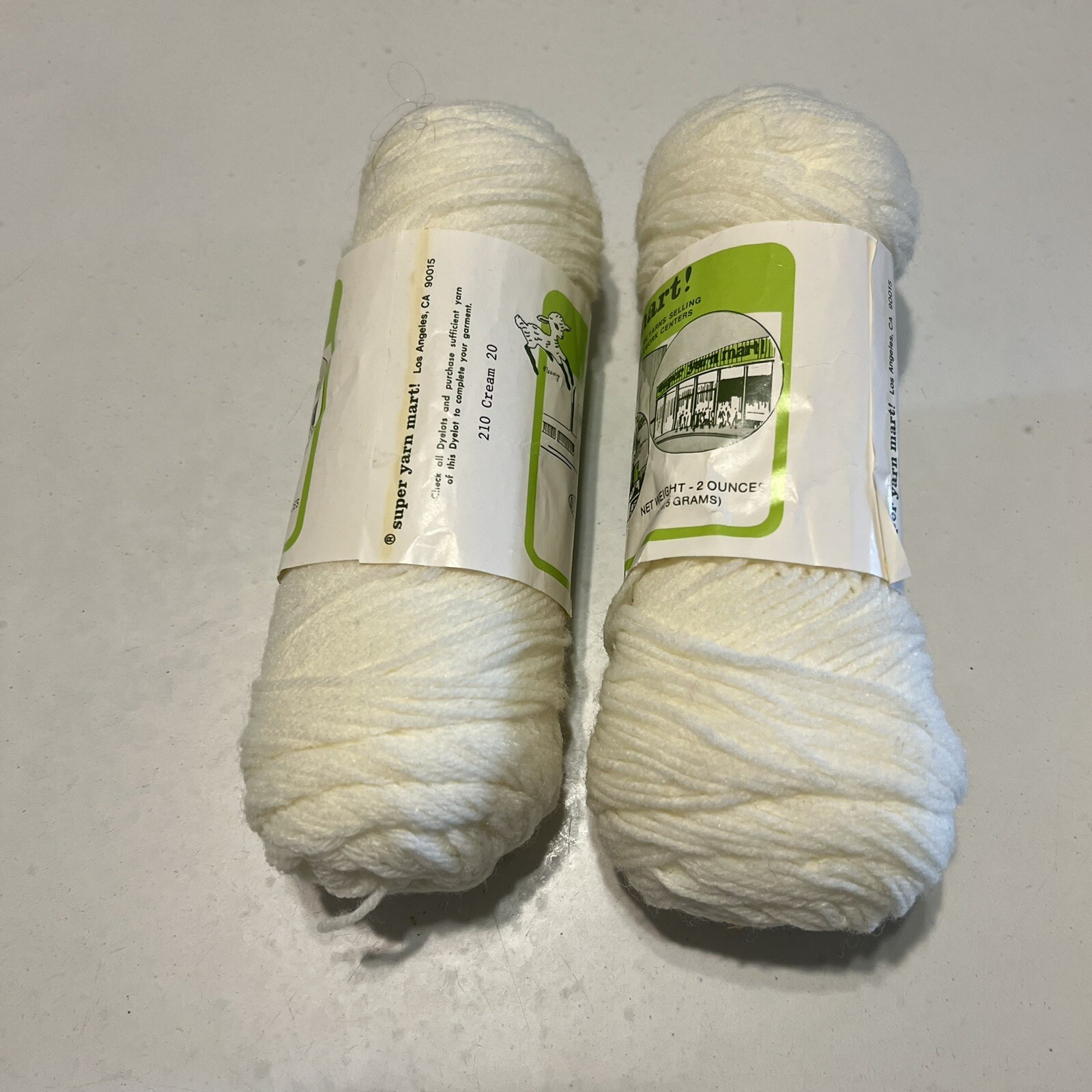 Super Yarn Mart DuPont 4 Ply Americana Petite Orlon Sayelle 5 Skein Lot ...