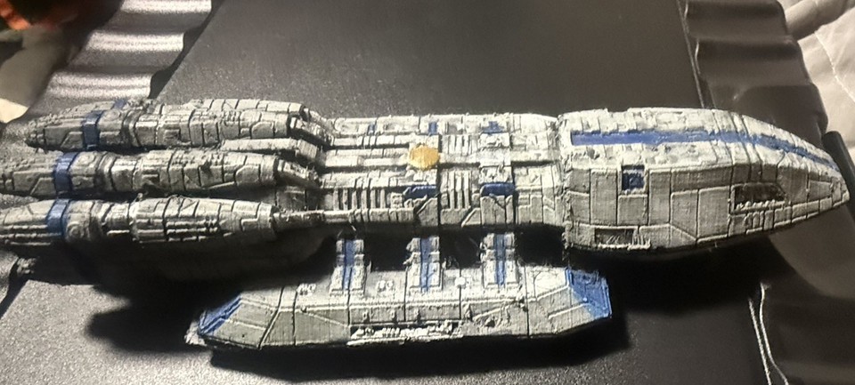 Battlestar, Galactica and Pegasus models Star Wars Armada Scale | eBay