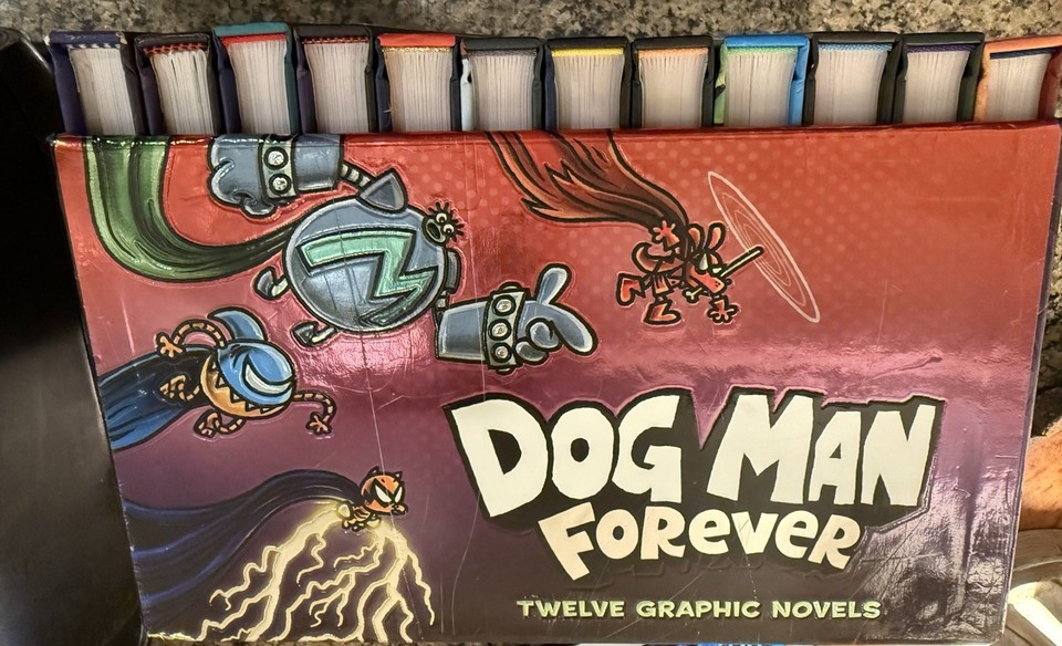 *New* Dogman Forever 1-12 Hardcover Series Books By Dav Pilkey -FREE ...