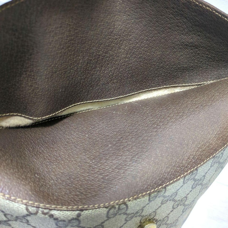 Auth GUCCI Old Gucci Micro GG PVC Leather Shoulder Bag Crossbody Italy ...