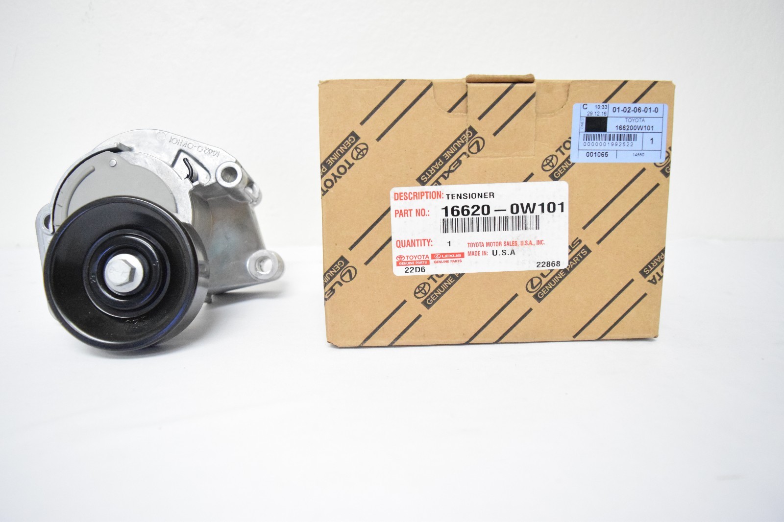 GENUINE OEM TOYOTA LEXUS A/C BELT TENSIONER 16620-0W101 FOR LAND ...