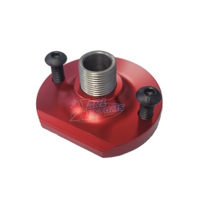 Chevy Aluminum Oil Filter Bypass Eliminator Adapter 350 383 427 454 SBC ...