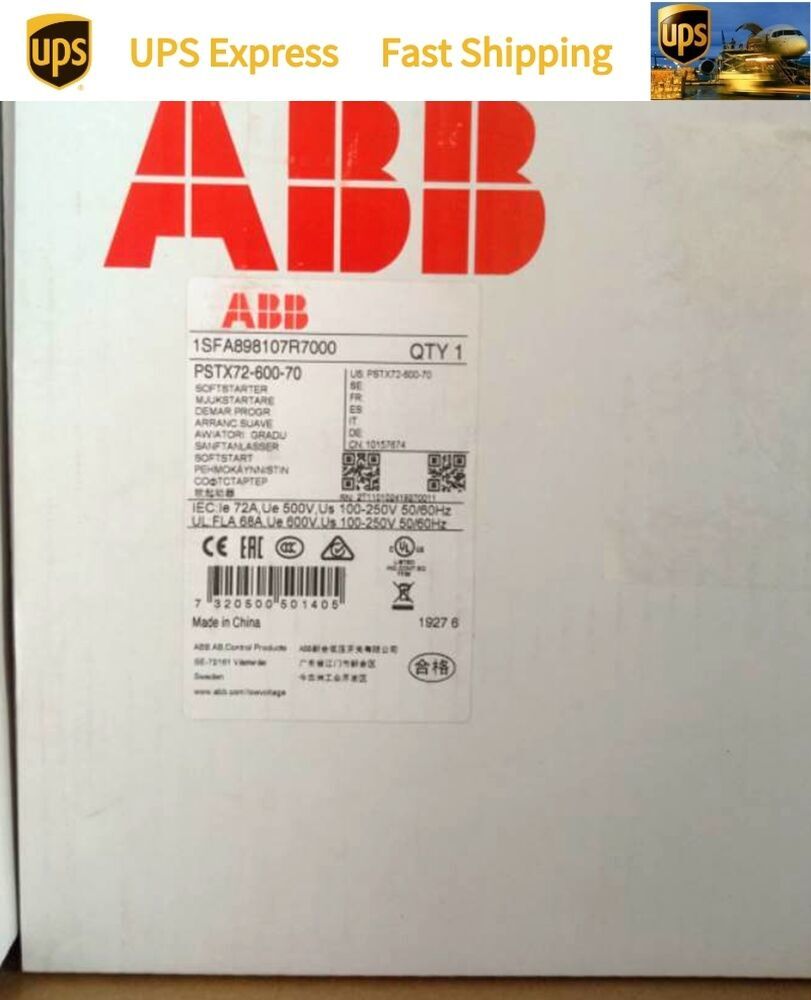ABB PSTX72-600-70 1SFA898107R7000 Soft Starter New Spot Goods ...