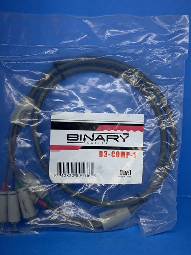 Binary Cables B3-COMP-1 Component Video Cable 1 Meter 3 Ft Red Blue Green RGB | eBay