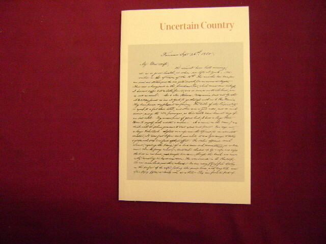Vincent, Stephen (ed). Benjamin Wingate. Uncertain Country. The Wingate ...