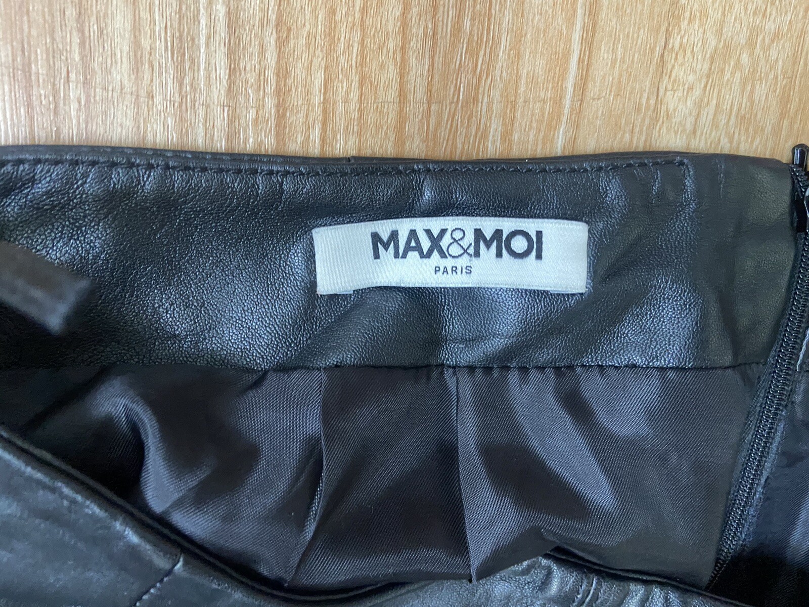 Max&Moi Paris Leather skirt - Gem