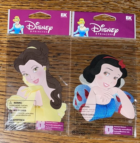 RARE Lot Of 2 DISNEY PRINCESS Snow White & Belle Princesses Scrapbook ...