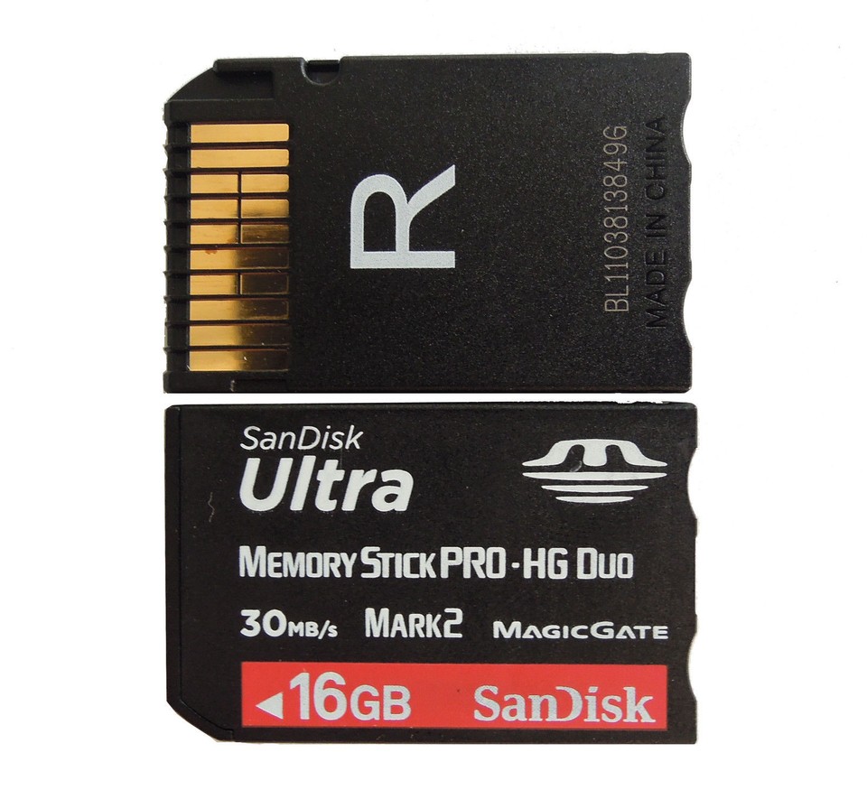 SanDisk 16GB Ultra Memory Stick Pro Duo 30MB/S Mark 2 SDMSPDH-016G ...