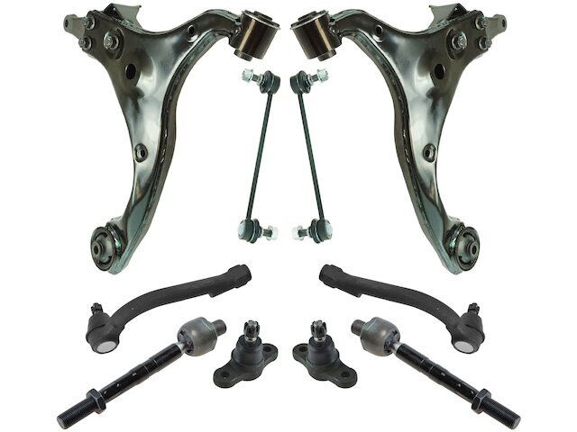 Front Control Arm Ball Joint Tie Rod and Sway Bar Link Kit 68QVWS66 for ...