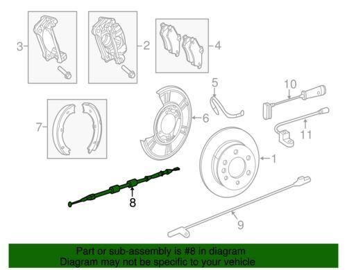Mercedes-Benz+9064206885+Genuine+OEM+Park+Brake+Cable for sale online ...