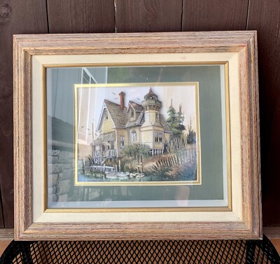 Framed Art Decoupage Work-Original Art-Paper Tole/3D 19”x16” Signed | eBay