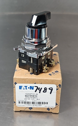Eaton 10250T21LB Ser B1 Selector switch 3 position maint. Loc4E35 | eBay