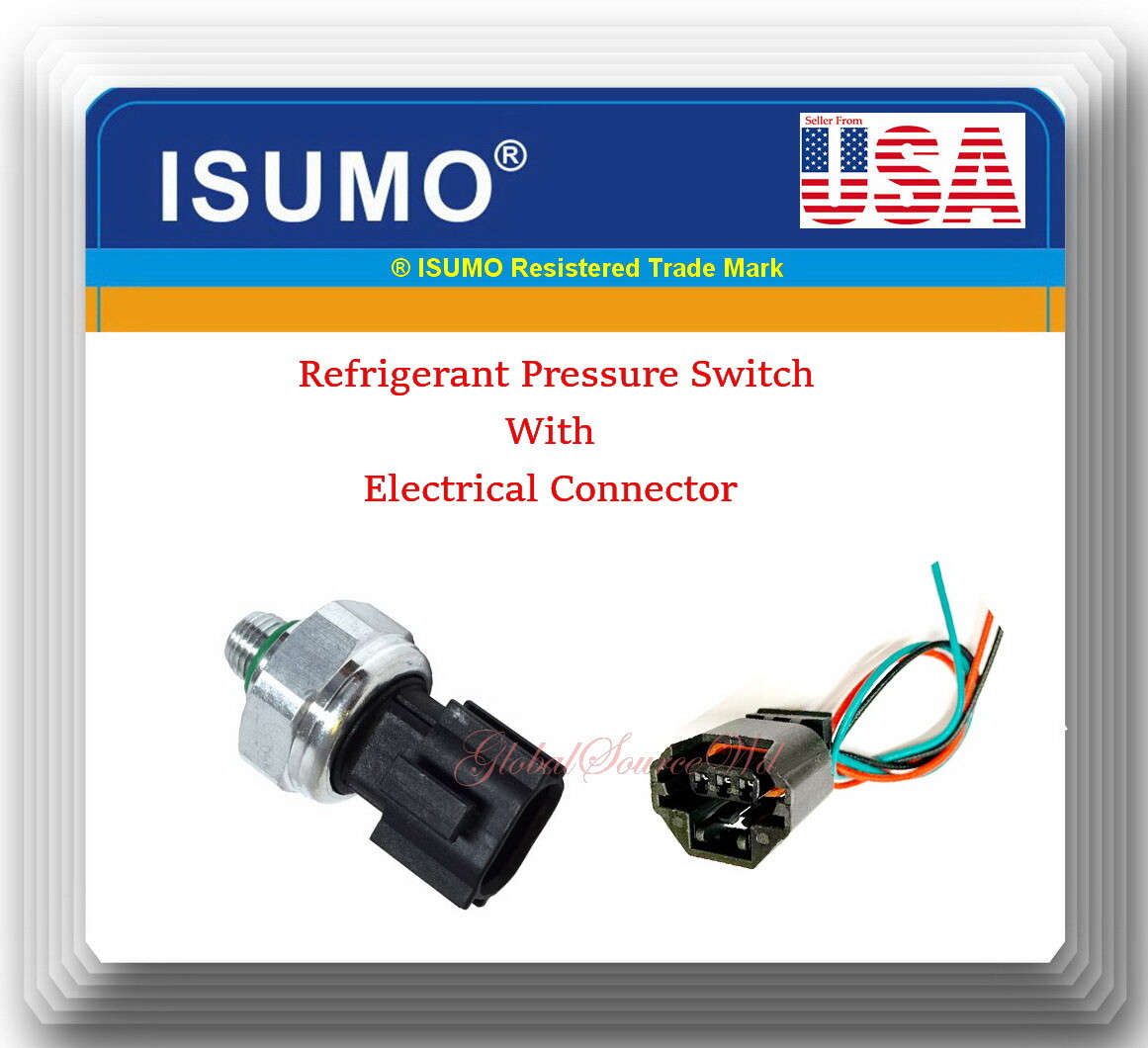 OE Spec AC Refrigerant Pressure Transducer Switch W/Connector Fits ...