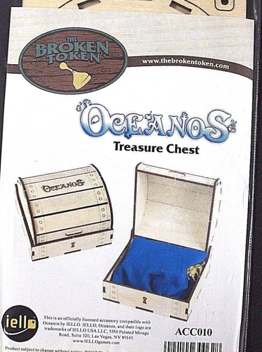 Oceanos Board Game Promo Treasure Chest Tournament Broken Token Iello ...