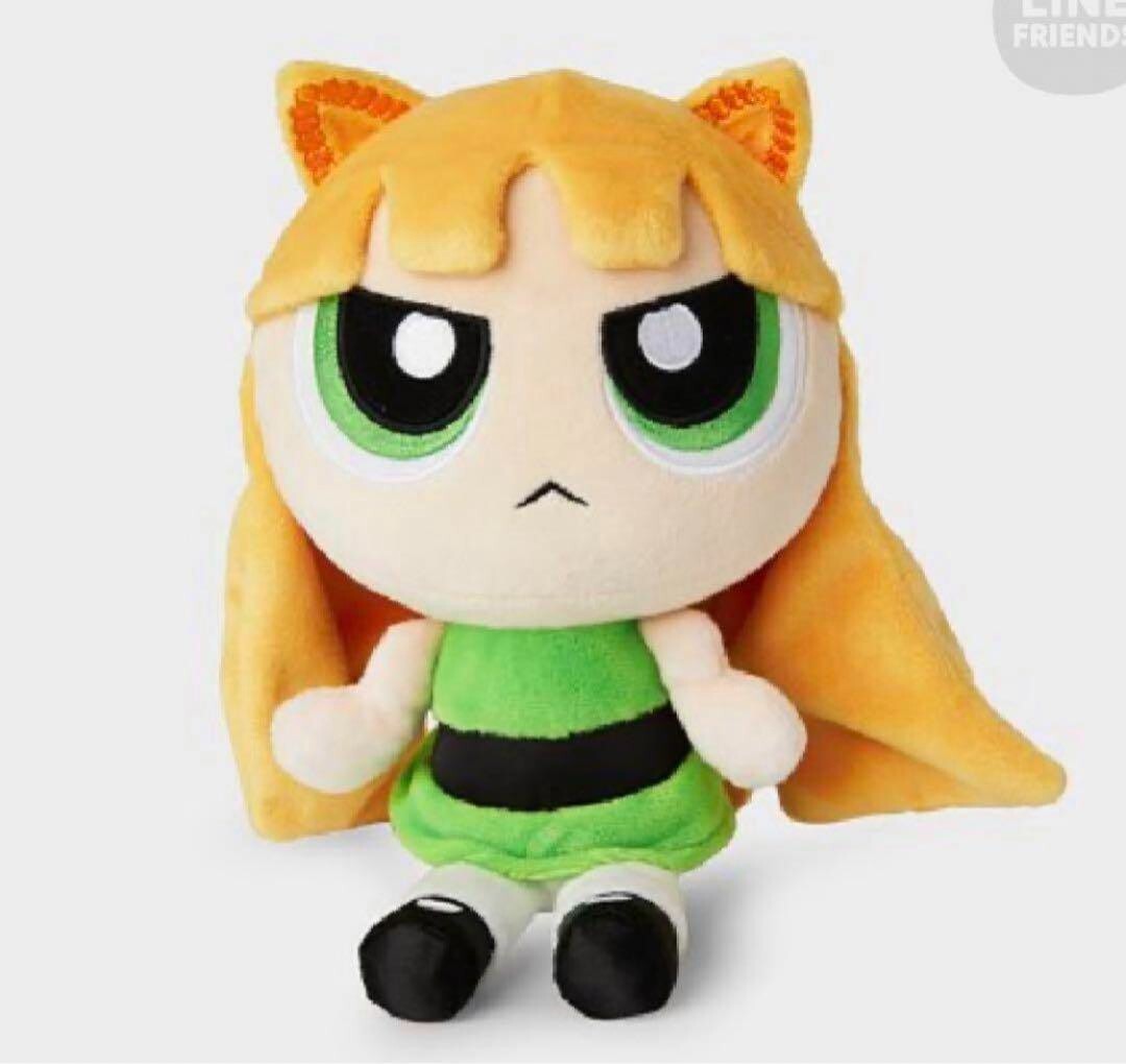 NewJeans THE POWERPUFF GIRLS Plush Doll HAERIN Line Friends Official ...