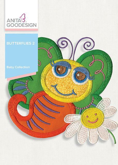 Baby Butterflies 2 Anita Goodesign Embroidery Machine CD NEW | eBay