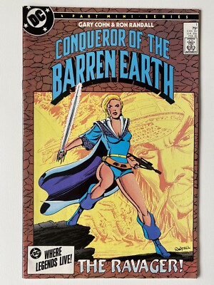 DC Comics Conqueror of the Barren Earth #1 (1985) Gary Cohn Ron Randall ...