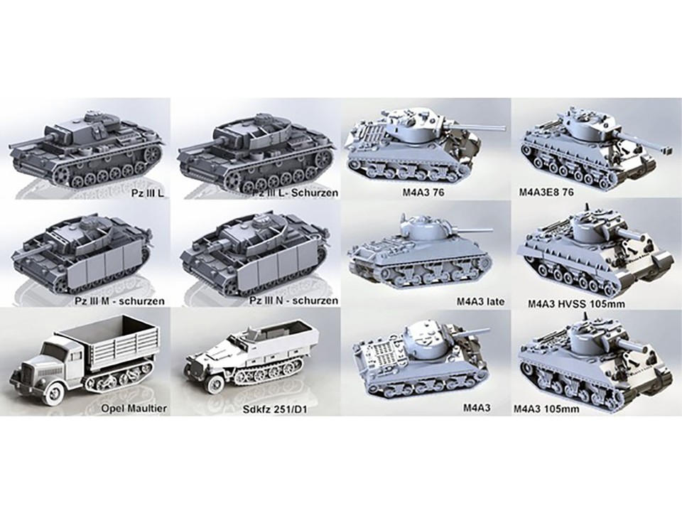 3D printed Military vehicles Tank models 100's to Choose from in all ...