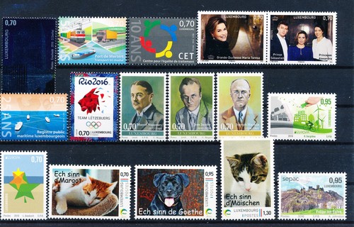 BV54804 Luxembourg 2016 selection of nice stamps fine lot MNH | eBay