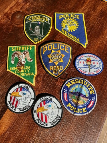 Uniform Arm Patch Lot State Police Games Sheriff Nevada Reno Mesquite ...