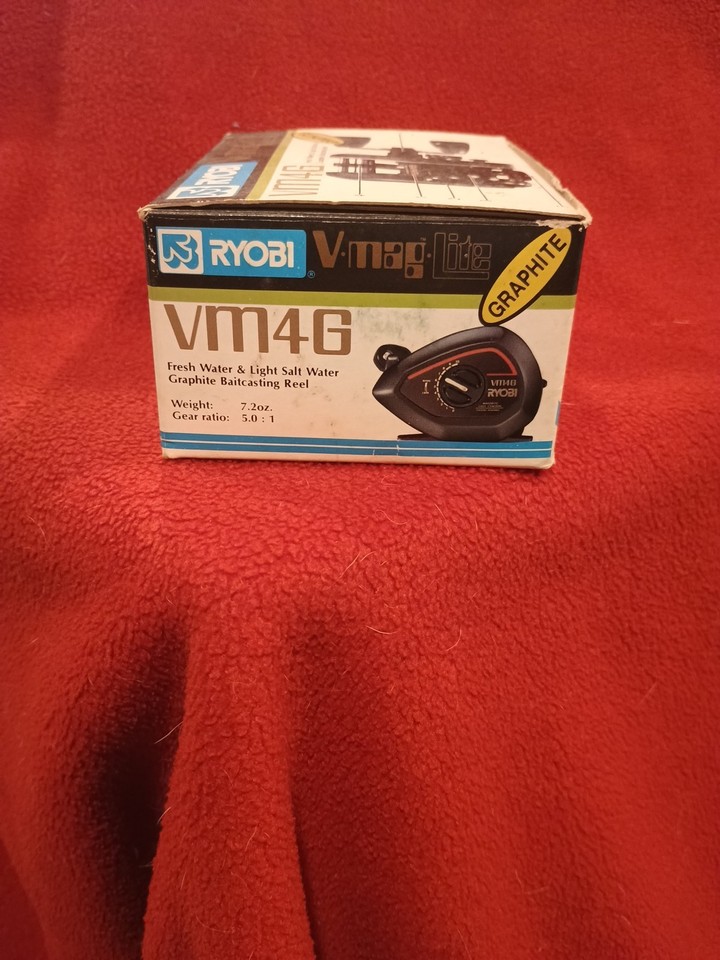 RYOBI VMAG Lite VM4G Orig. Box GREAT CONDITION Inshore/Freshwater Baitcast Reel | eBay