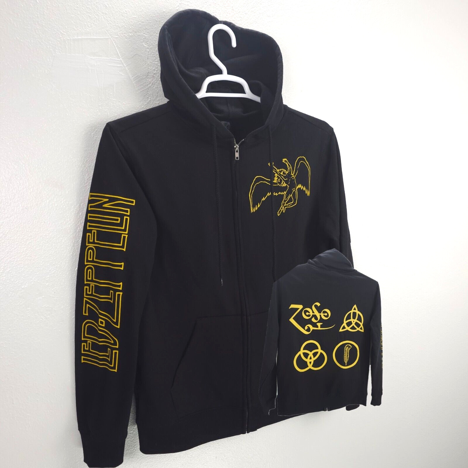 LED ZEPPELIN SYMBOL HOODIE LED ZEPPELIN IV SWEATSHIRT… - Gem