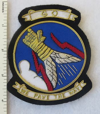 514th TEST FLIGHT SQUADRON US AIR FORCE SAC Bullion PATCH Made for ...