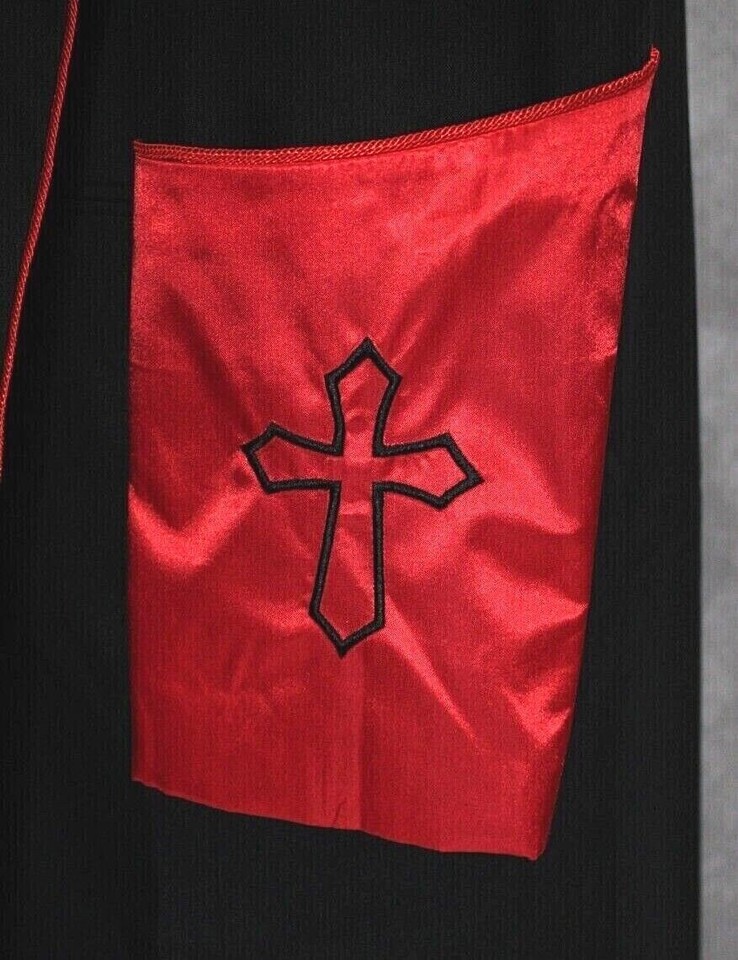 Men/Women Royal Diamond Black and Red Church/Pastor Robe | eBay