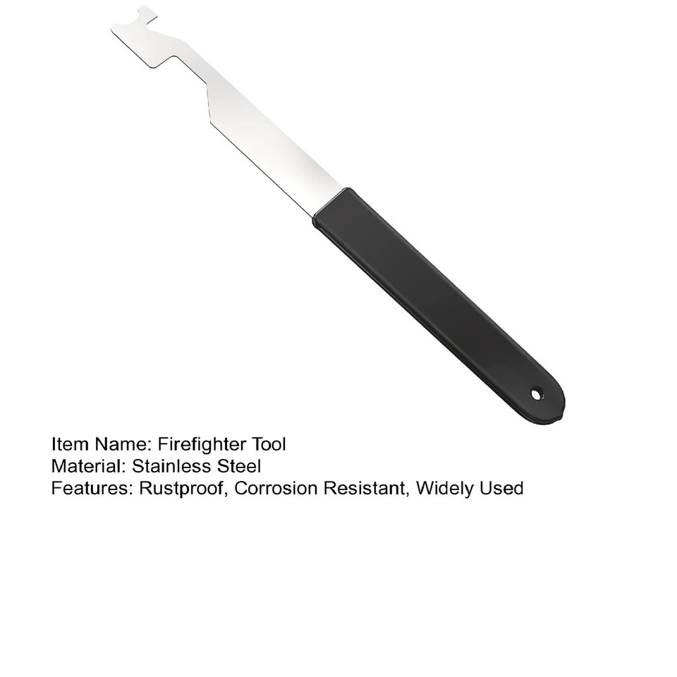 Firefighter Tool Multipurpose Stainless-Steel Pry Bar Tool with Long ...