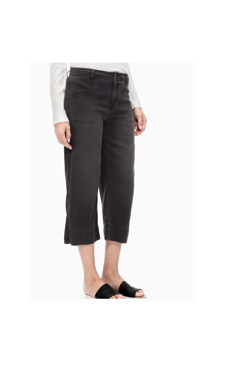 NWT Splendid Women's Twill Cropped Pants Size 26 27 28 29 30 Blue or ...