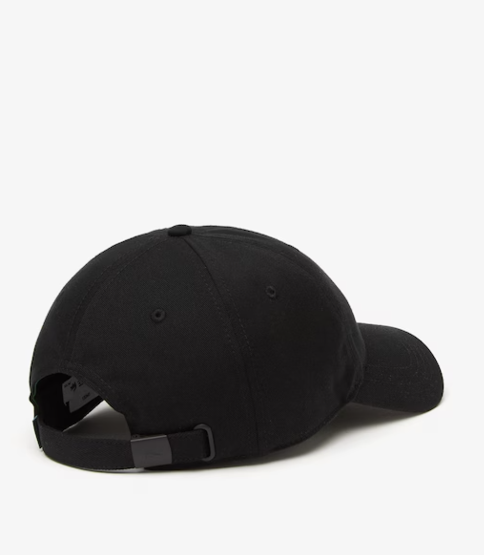 Lacoste Big Front Croc Solid Cotton Crocodile Badge Baseball Hat Cap ...