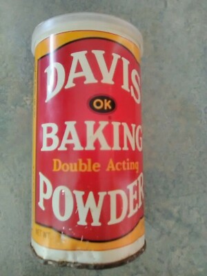 Davis OK Baking Powder tin, 12 oz. Vintage Empty | eBay