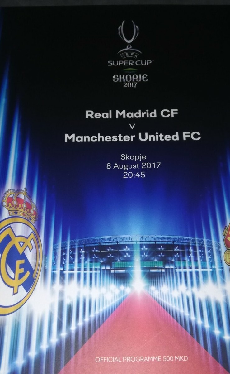 Real Madrid Vs Manchester United 2017