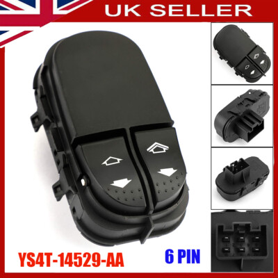 Master Left Driver Side Window Switch 6PIN YS4T14529AA For Ford Focus ...