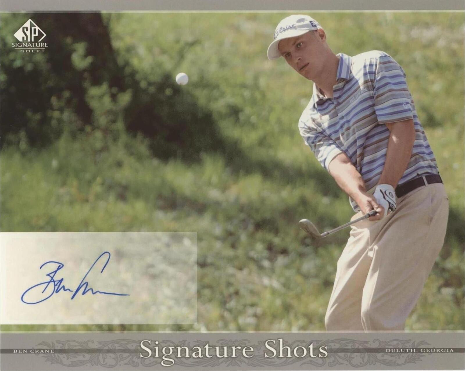 2005 SP Signature - Signature Shots Ben Crane #SH-BC (AU) for sale ...