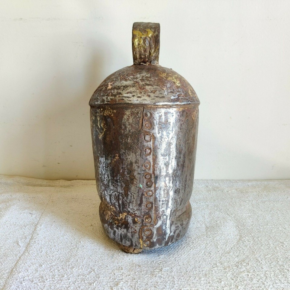 1920s Vintage Primitive Handcrafted Ox Cow Iron Bell Decorative ...